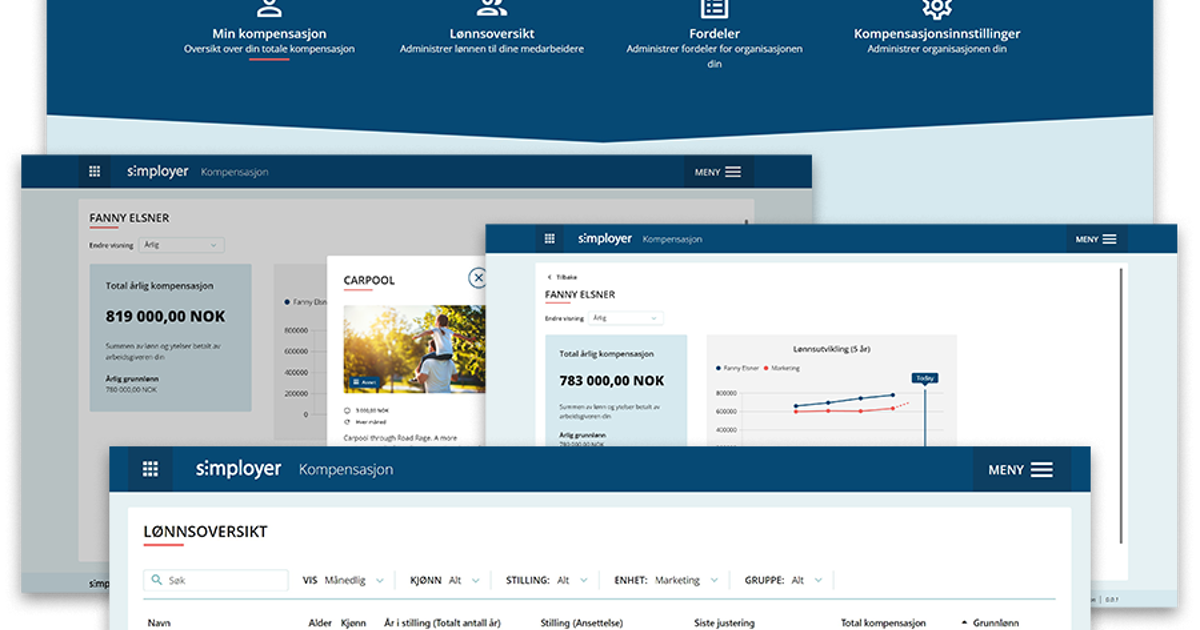 Simployer kompensasjon | Simployer