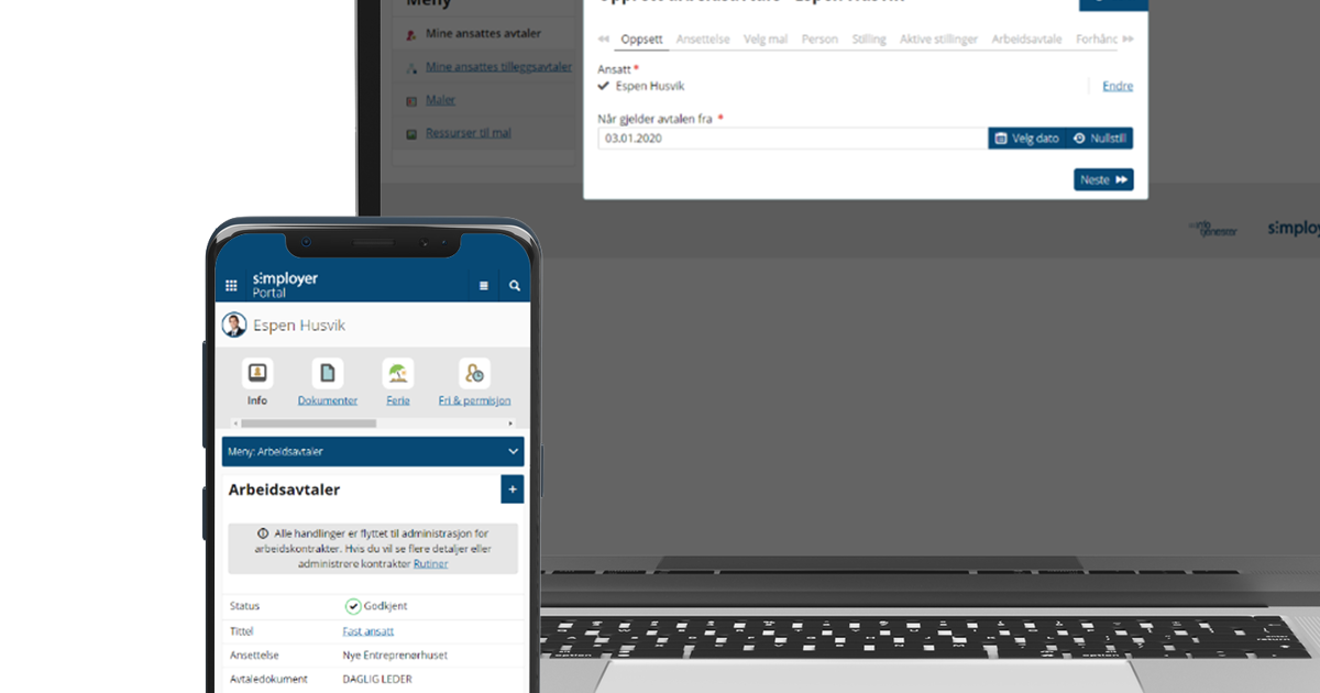 Simployer ­HRM Arbeidsavtaler | Simployer