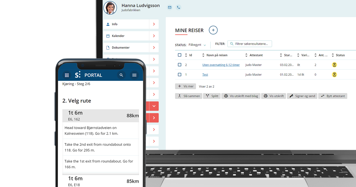 Simployer HRM reise og utlegg | Simployer